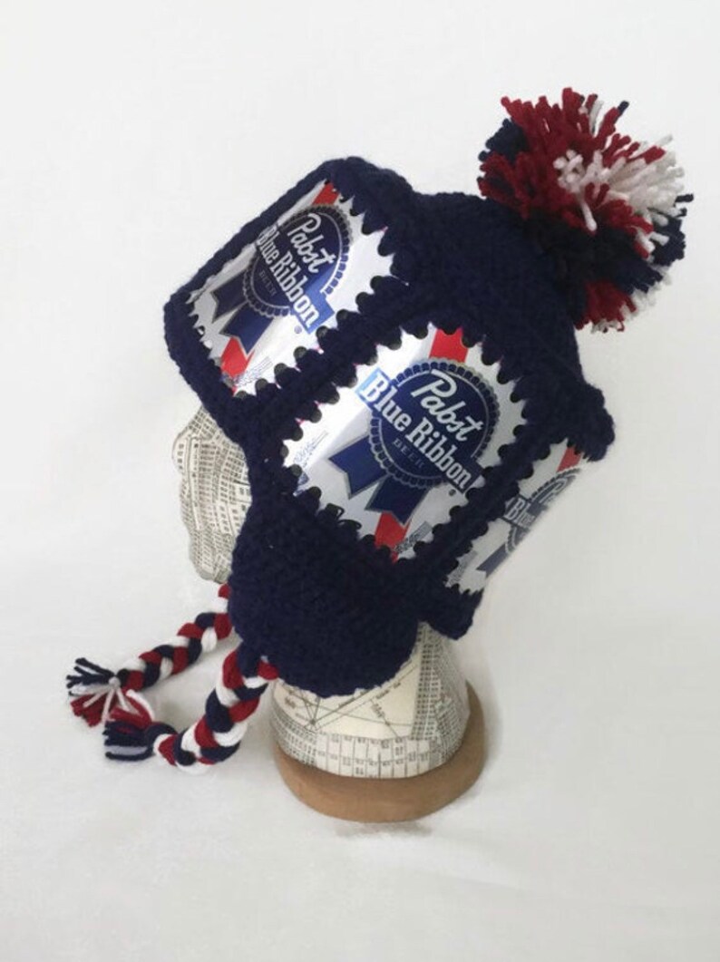 Pabst Hat PBR Hat Pabst Crochet Beer Can Hat PBR Beer Can - Etsy