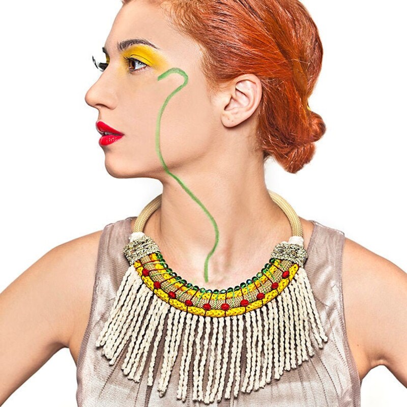 African Rope Necklace - Etsy