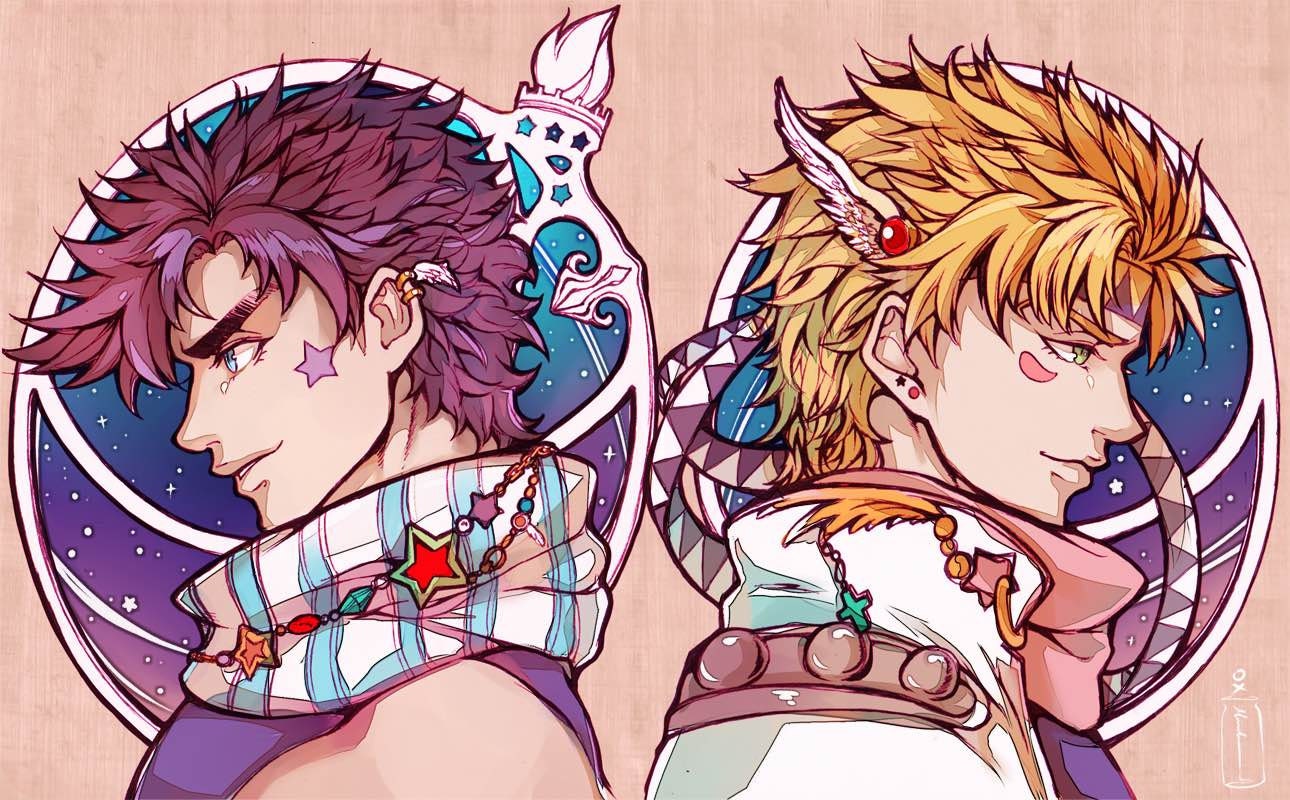 Jojos Bizarre Adventure Jojo And Caesar High Quality