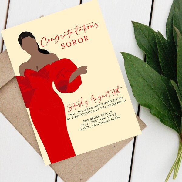 Diva Invitation - Etsy