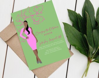 Sorority Invitation | Etsy