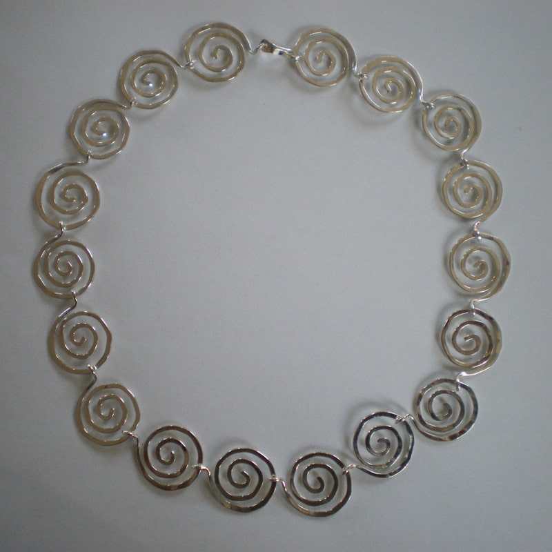 Spiral Necklace - Etsy