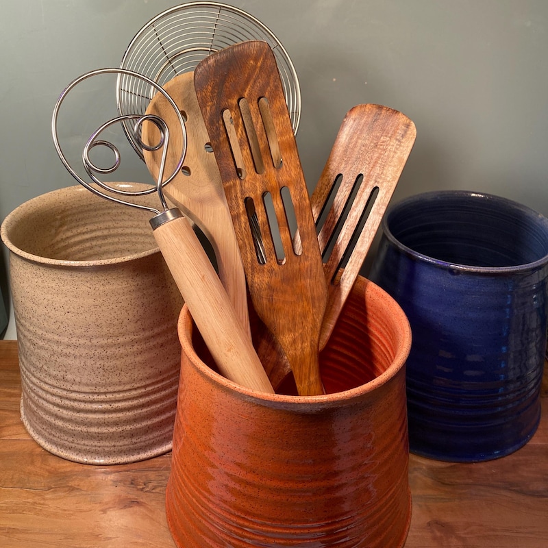 Utensil Crock - Etsy