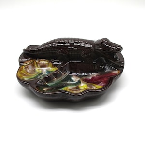 Vintage Ashtray Alligator Florida Souvenir 1960's Japan - Etsy