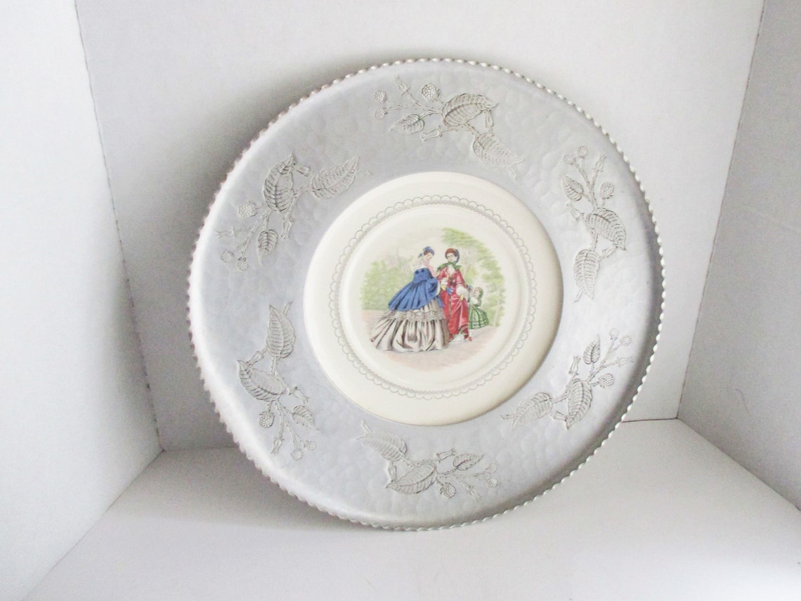 Vintage Farberware Platter Wrought Hammered Aluminum Serving | Etsy