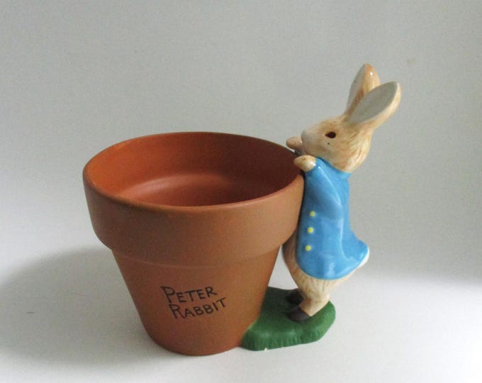 Vintage Peter Rabbit Terra Cotta Pot Indoor Planter - Etsy