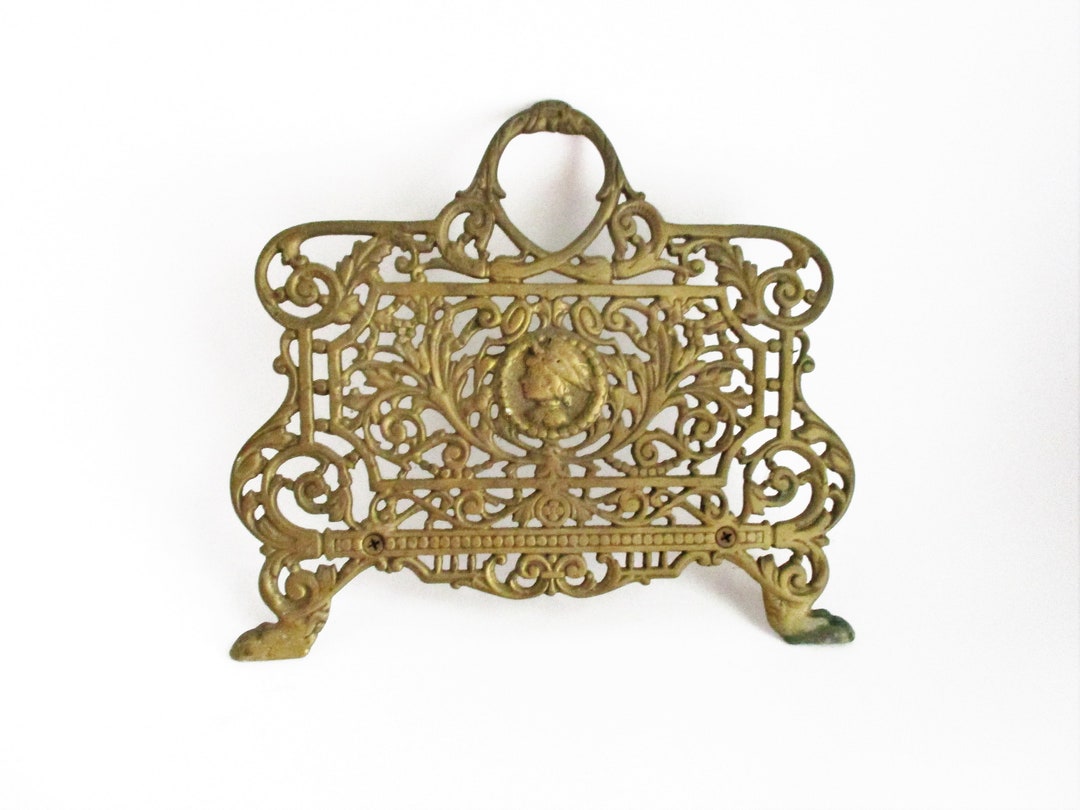 Vintage Decorative Brass Pediment Cast Iron - Etsy