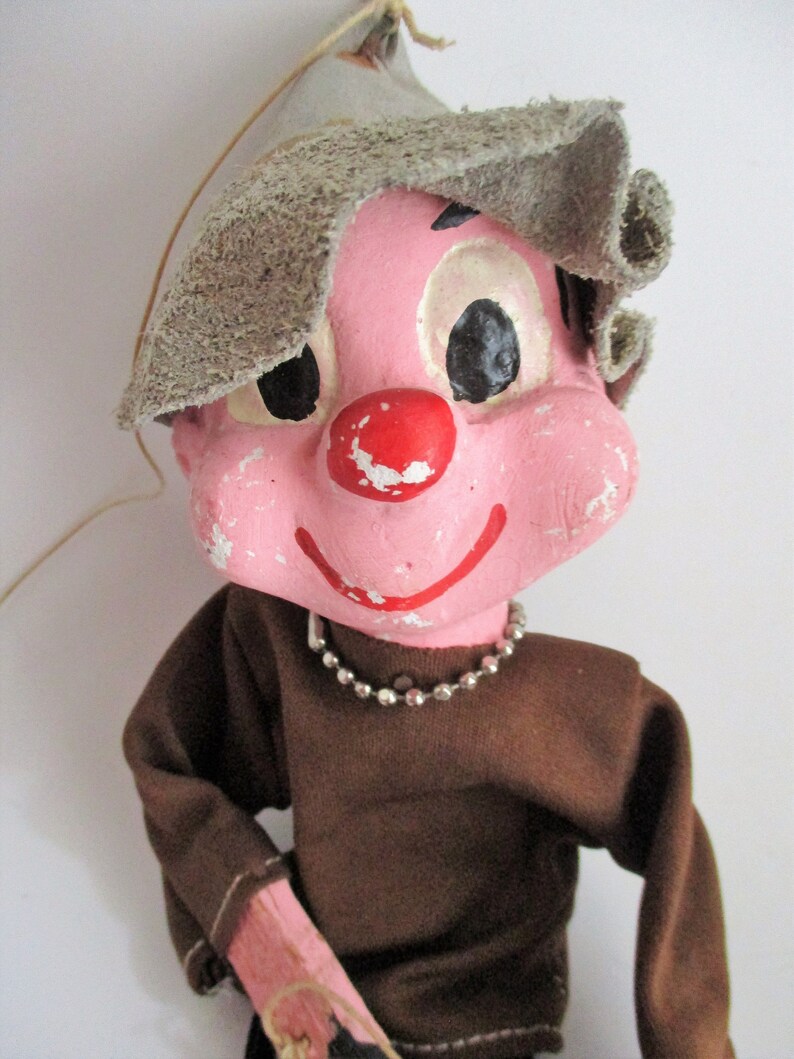 Vintage Marionette Puppets YOUR CHOICE Chalk Ware Plaster Head | Etsy