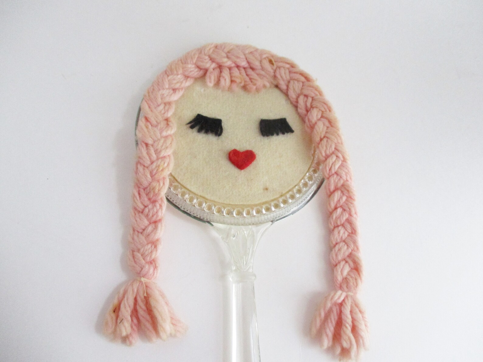 Vintage Hand Mirror Little Girl Face Childs Kid Teen Whimsical - Etsy