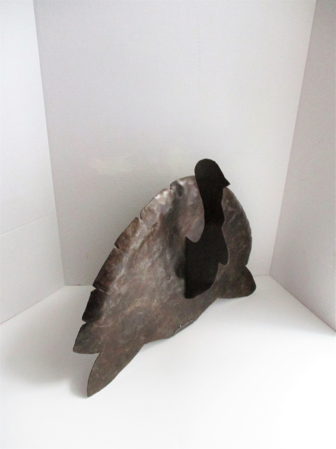 Vintage Metal Turkey Sculpture Planter Handmade - Etsy