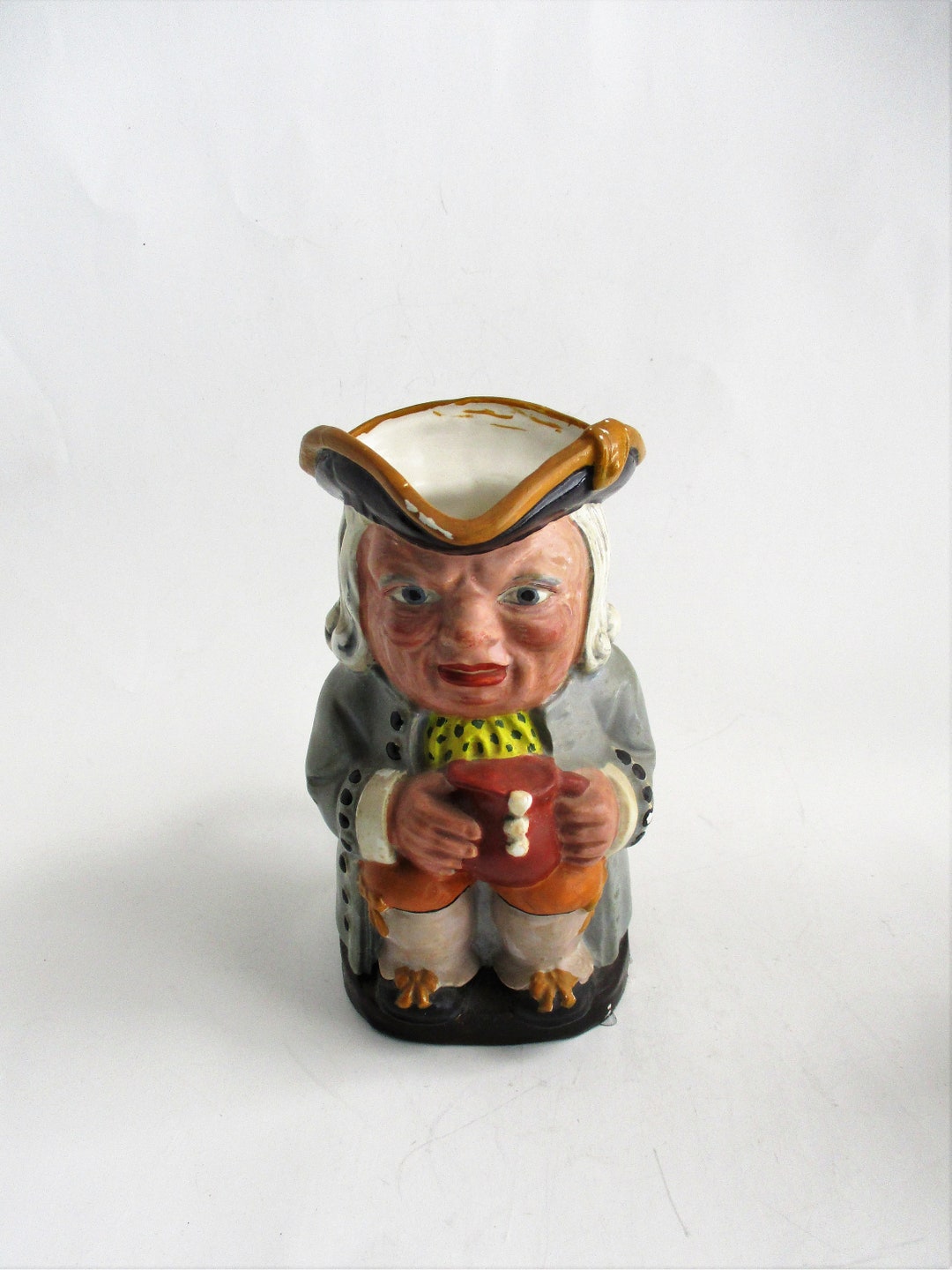 Vintage Toby Jug Colonial Drinking Man Fillpot - Etsy