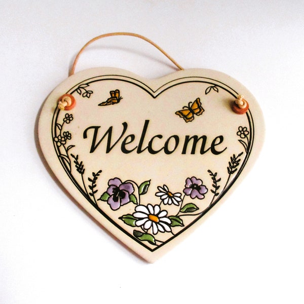 Pottery Welcome Sign - Etsy