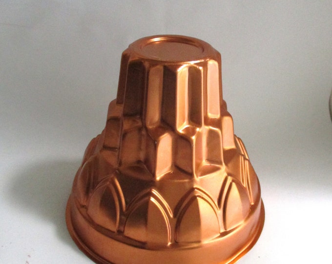 Vintage Copper Mold 3 Tier Jello Cake Mold 6 Cup Kitchen Decor - Etsy