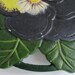 Vintage Pansy Trivet Cast Iron Yellow Black - Etsy