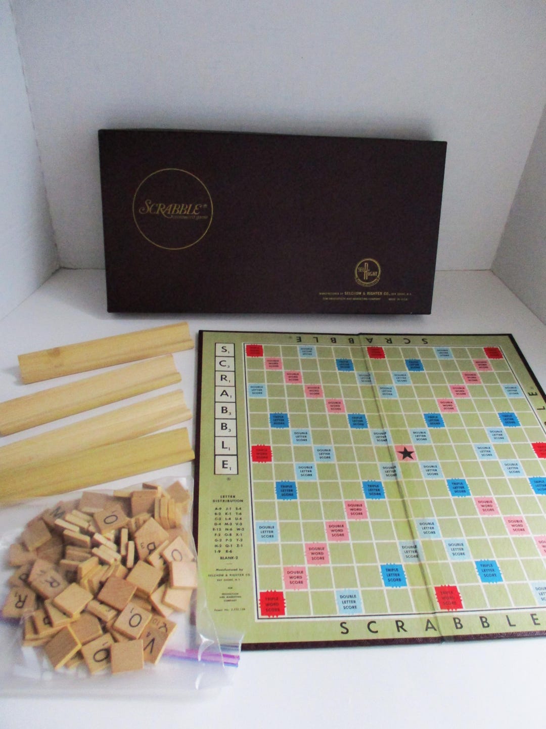 Vintage Scrabble 1948 Game Complete Set - Etsy