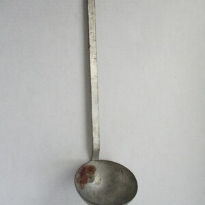 Vintage Metal Ladle WWI USN SAVORY Mess Hall Military Navy Collectible ...