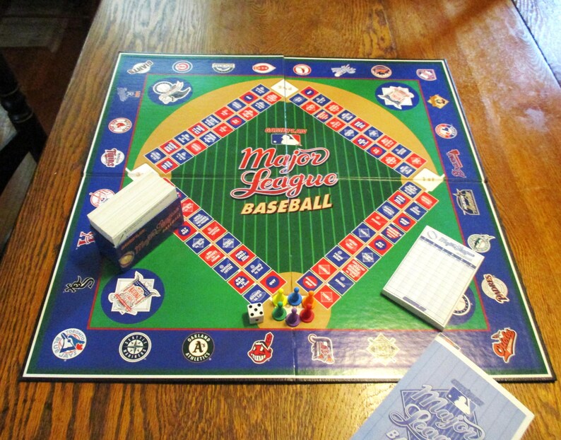 Vintage Board Game Major League Baseball Complete Set - Etsy
