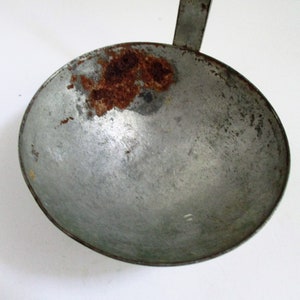 Vintage Metal Ladle WWI USN SAVORY Mess Hall Military Navy Collectible ...
