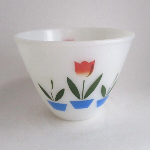 Fire King Tulip - Etsy