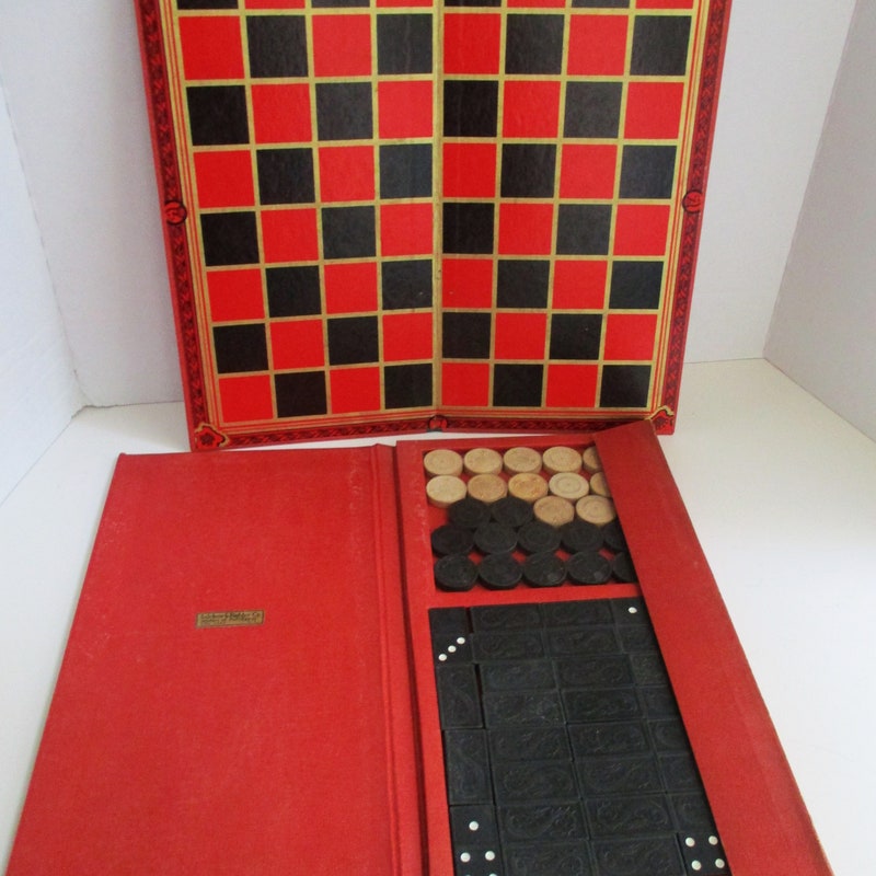 Wood Checker Board - Etsy