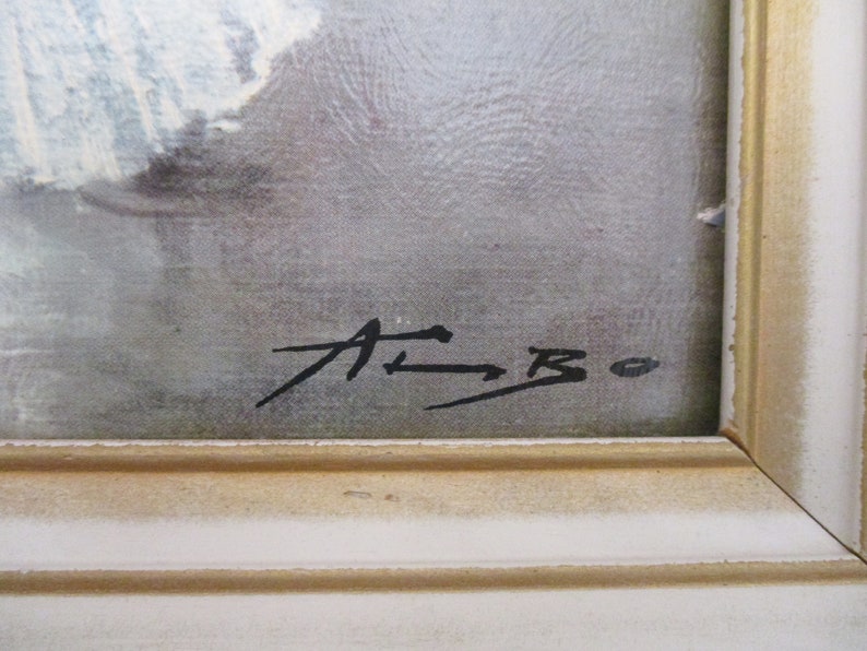 Vintage Framed Strauss Waltz by August Albo Victorian Ballroom | Etsy
