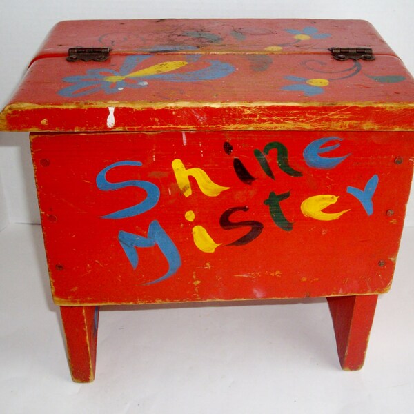 Shoe Shine Box - Etsy