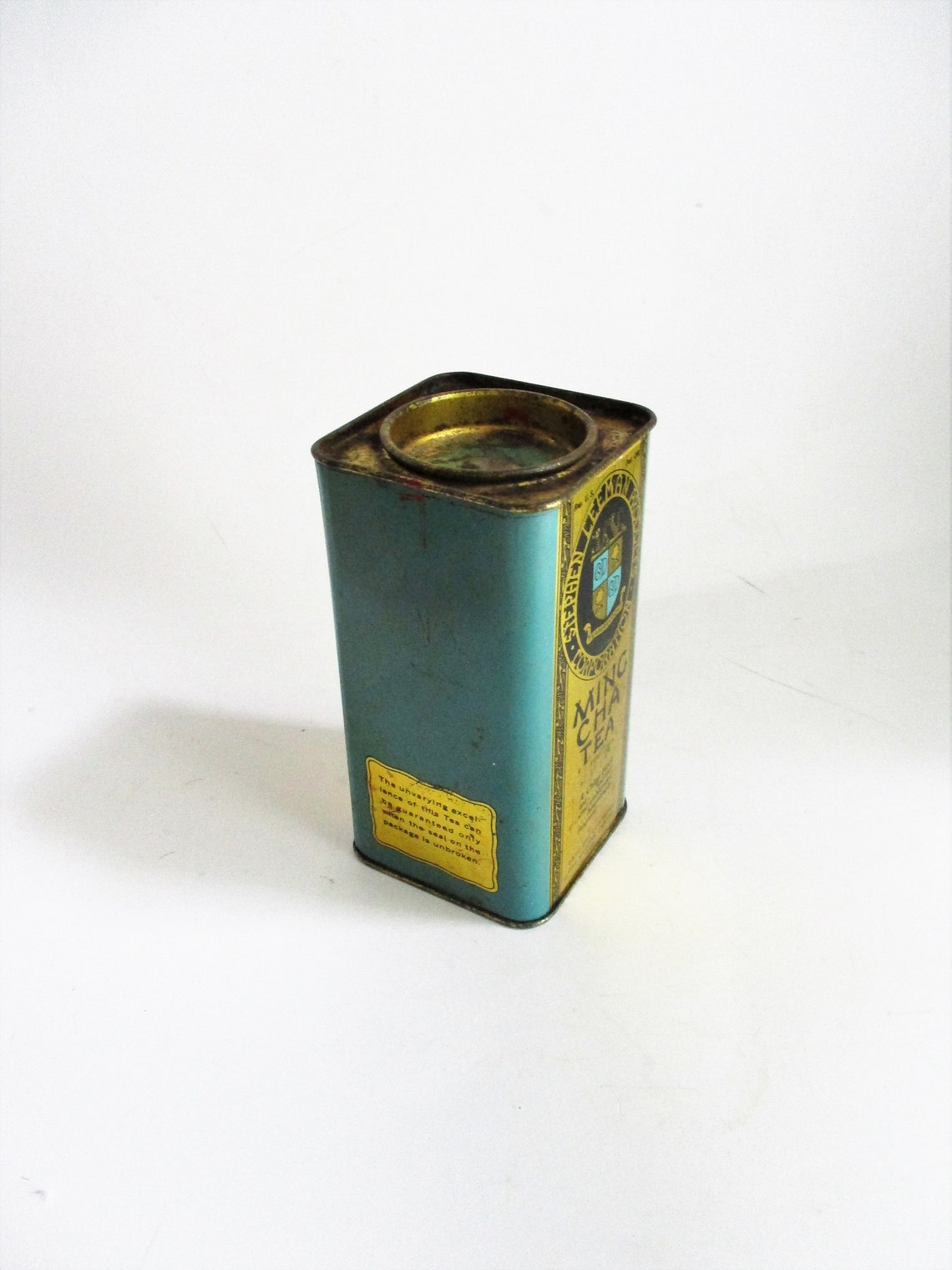 Vintage Tin Ming Cha Tea Stephen Leeman Products Corporation 4 Ounce - Etsy