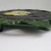 Vintage Pansy Trivet Cast Iron Yellow Black - Etsy