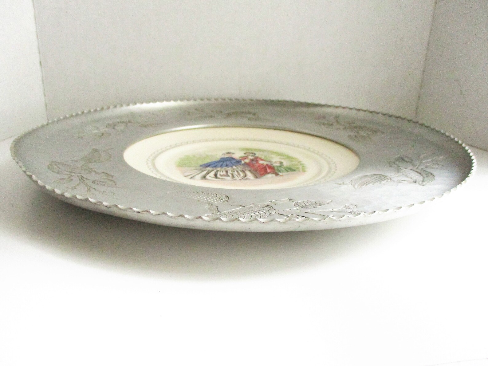 Vintage Farberware Platter Wrought Hammered Aluminum Serving | Etsy