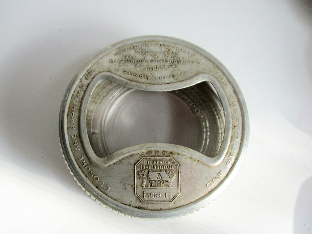 Vintage Presto Jar Closure Lid ONE Tin Lid Glass Canning Jar Lid Good ...