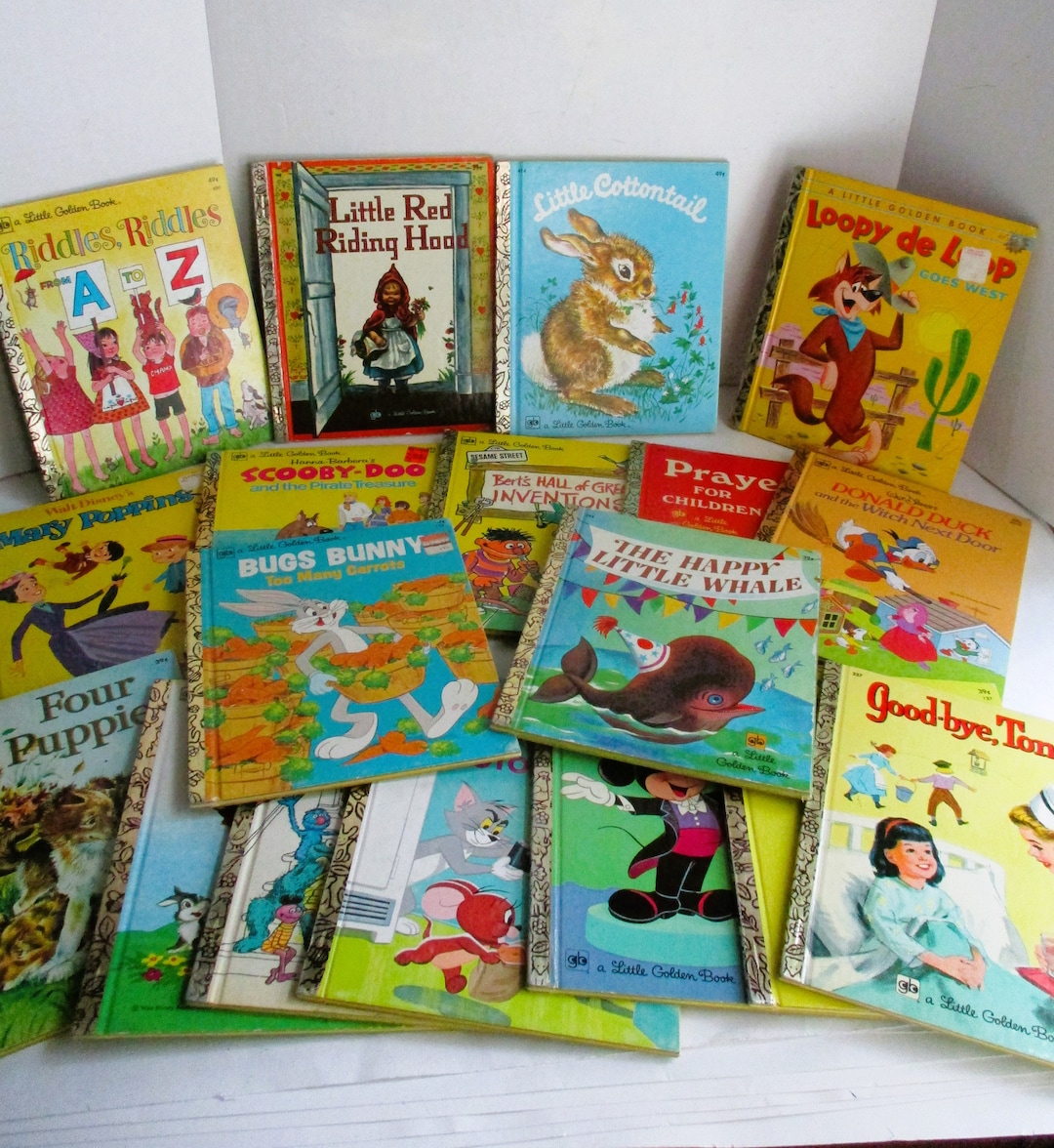 Vintage Children's Little Golden Books Hardcover 1948-1974 YOUR CHOICE ...