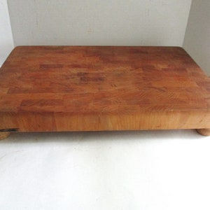 Vintage Butcher Block Cutting Board E L Bruce Chop Block - Etsy