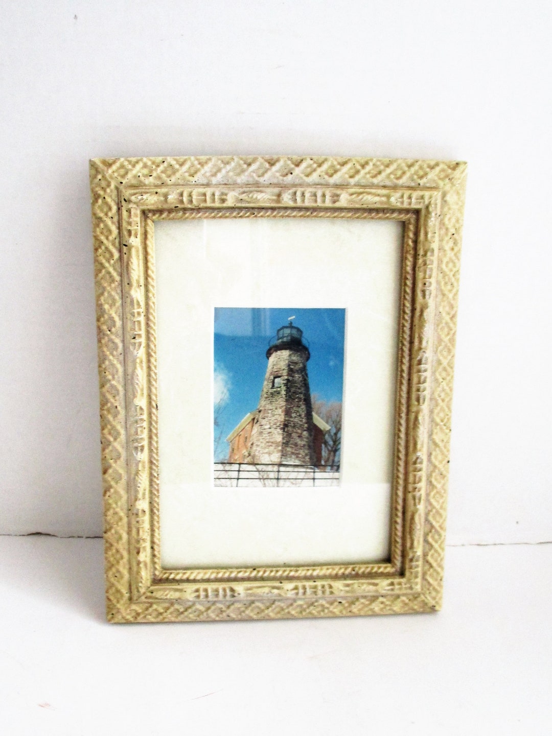 Vintage Lighthouse Framed Photograph Charlotte Lighthouse Rochester ...