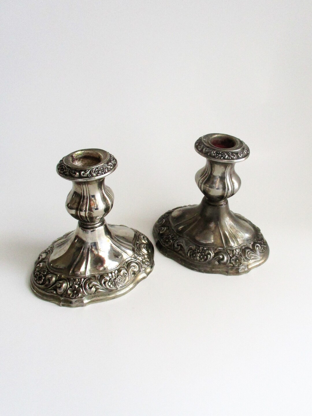 Vintage Towle Silverplate Candlesticks Set of 2 - Etsy