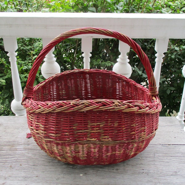Red Basket - Etsy
