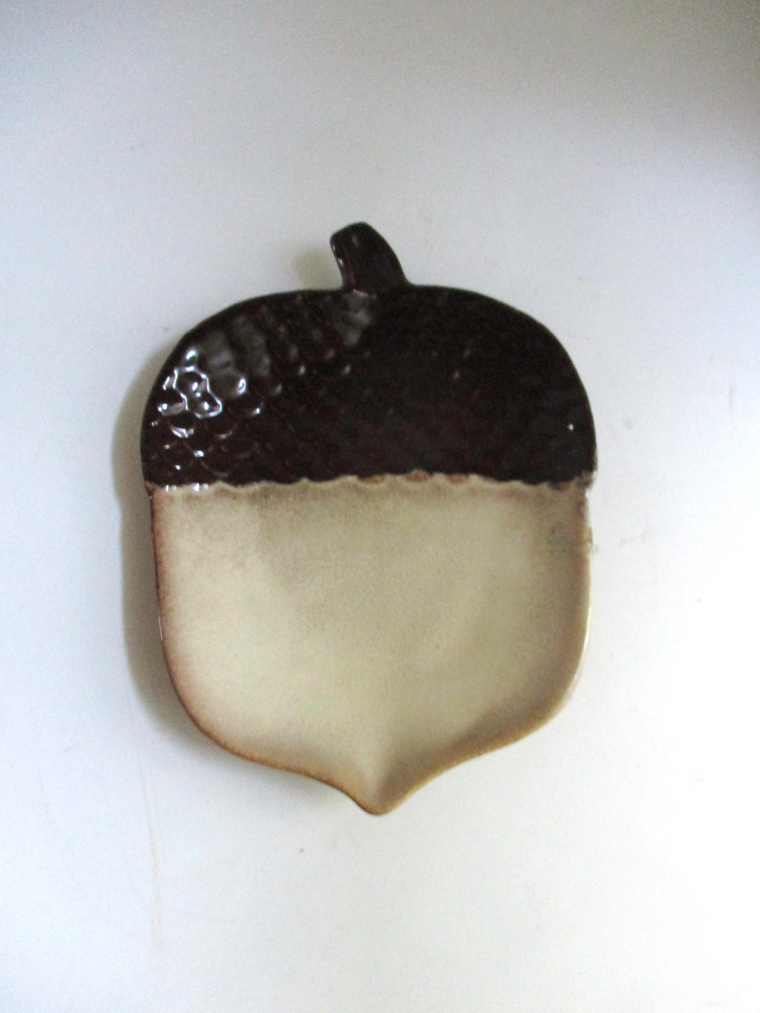 Vintage Ceramic Acorn Dish - Etsy