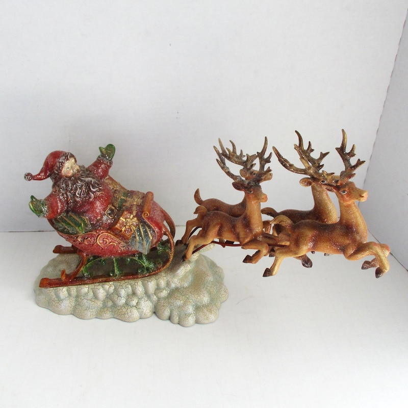 Dept 56 Santas Sleigh - Etsy