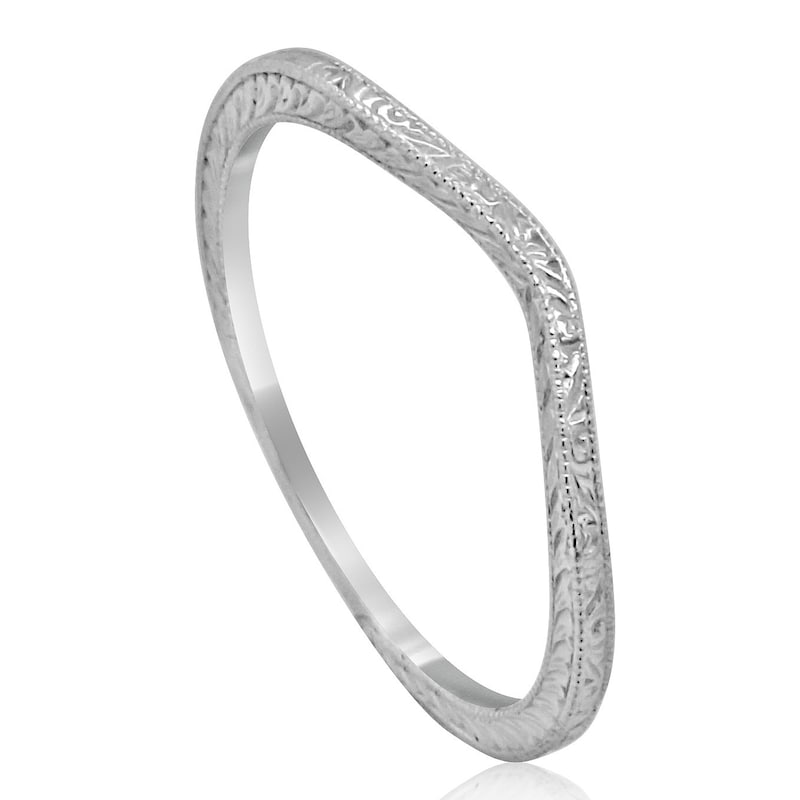 Filagree Mens Wedding Band - Etsy