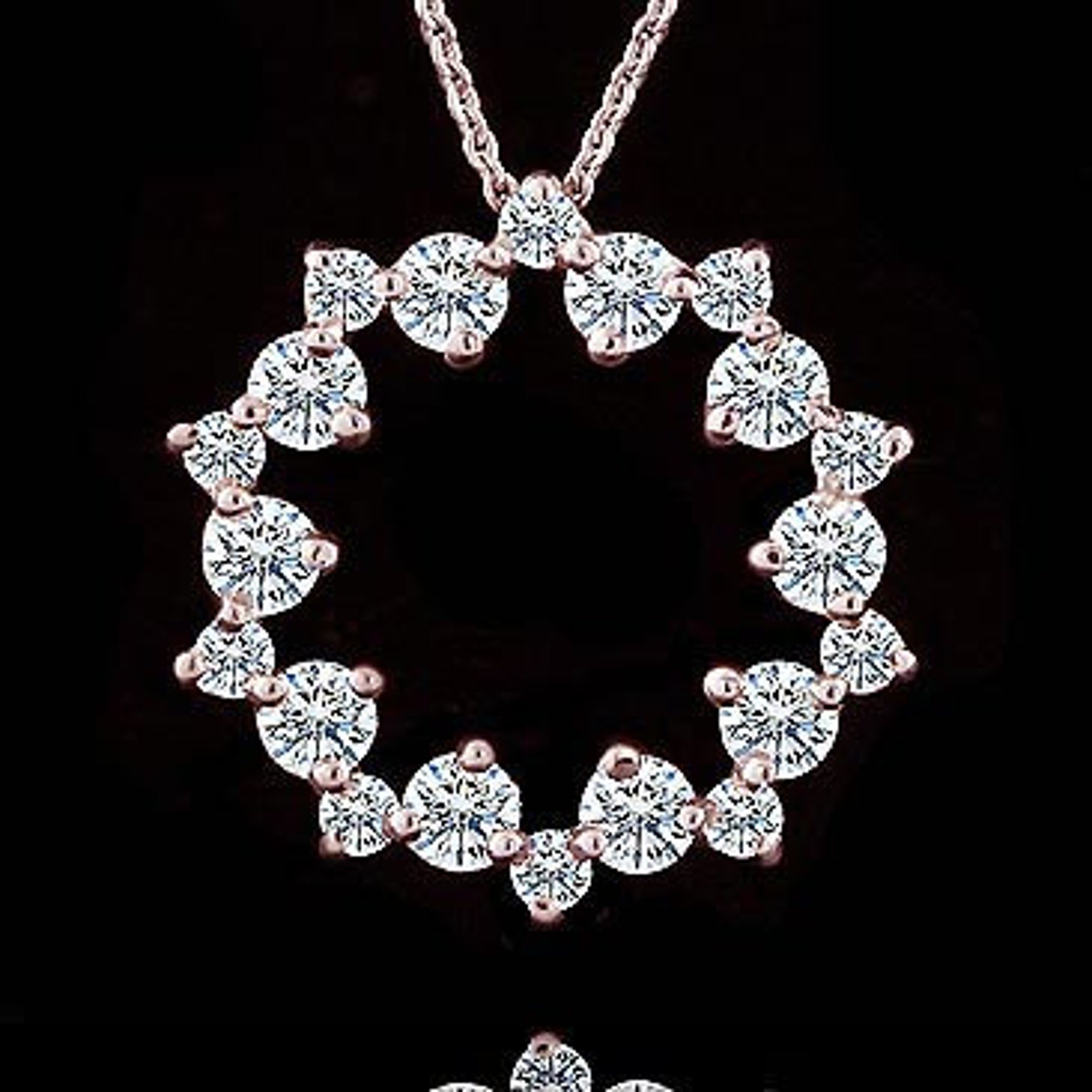 Diamond Sun Necklace Gold Sun Circle Pendant Sun Jewelry - Etsy