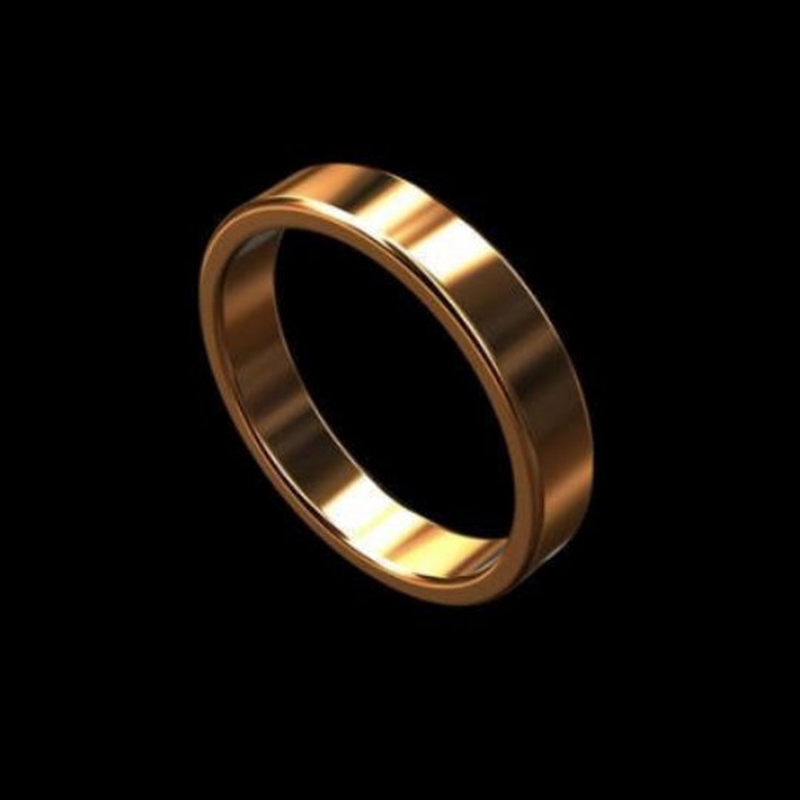 Classic Men's Wedding Band Simple Men's Wedding Ring - Etsy