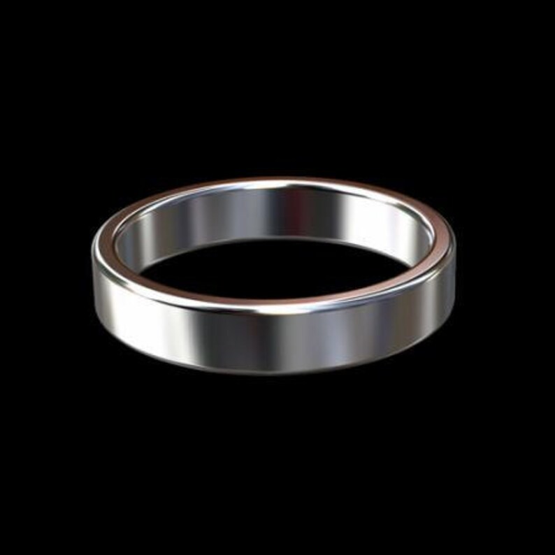 Classic Men's Wedding Band Simple Men's Wedding Ring - Etsy