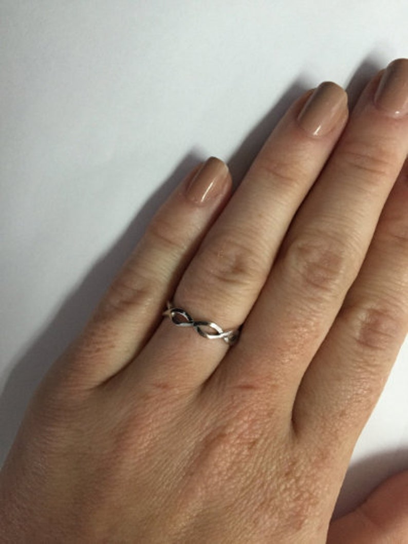 Infinity Wedding Ring Twisted Wedding Band Eternity Infinity | Etsy