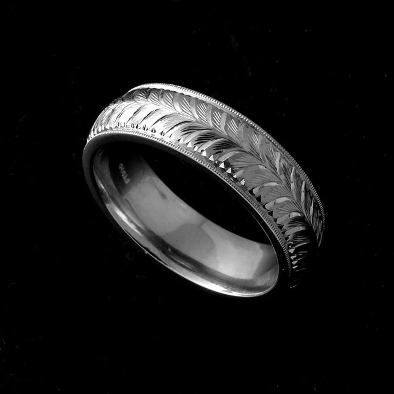 Wheat Pattern Ring - Etsy