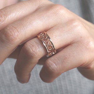 Treble Clef Wedding Ring, Music Note Ring, Music Symbol Ring, Eternity ...