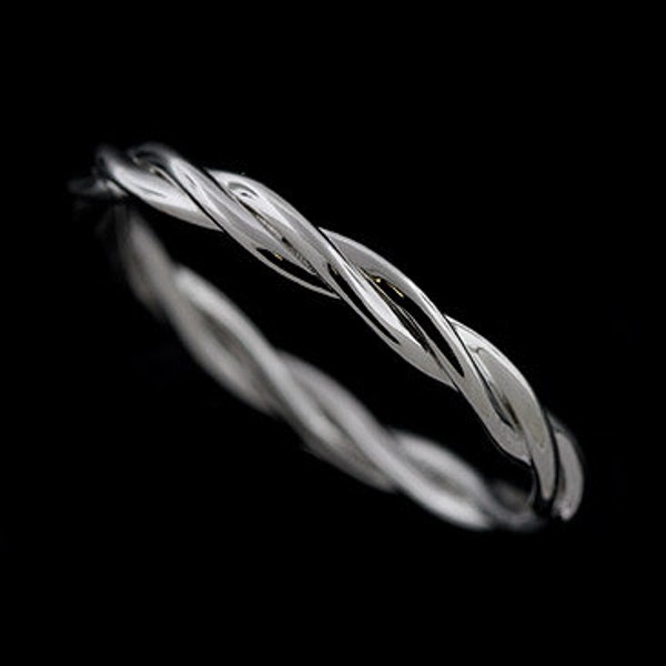 Twisted Wedding Band - Etsy