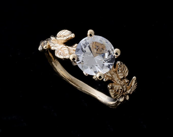 Flower Engraved Wedding Band Floral Wedding Ring Women's - Etsy