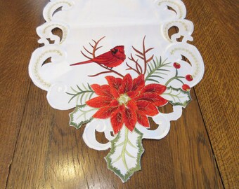 Poinsettia Table Runner - Etsy