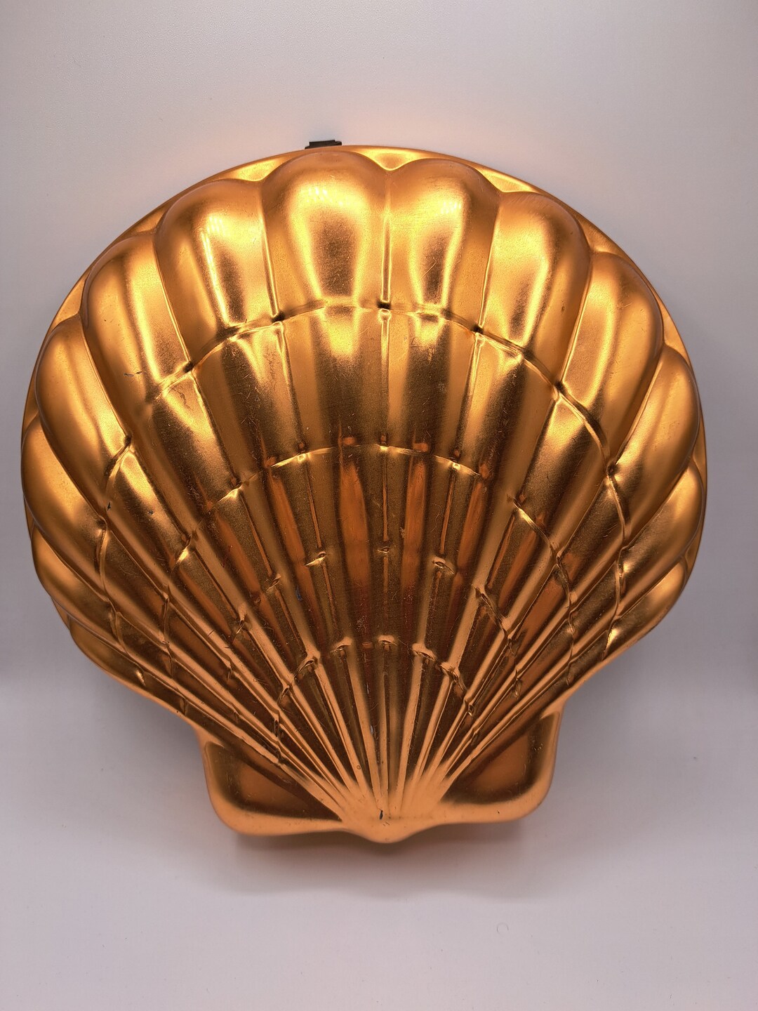 Vintage Copper Scallop/clam Shell Jello Mold Retro Wall - Etsy