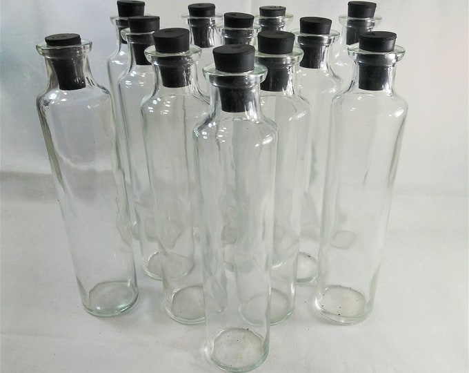 Corning Laboratory Glassware Bottles With Rubber Stoppers 6 1/2 ...