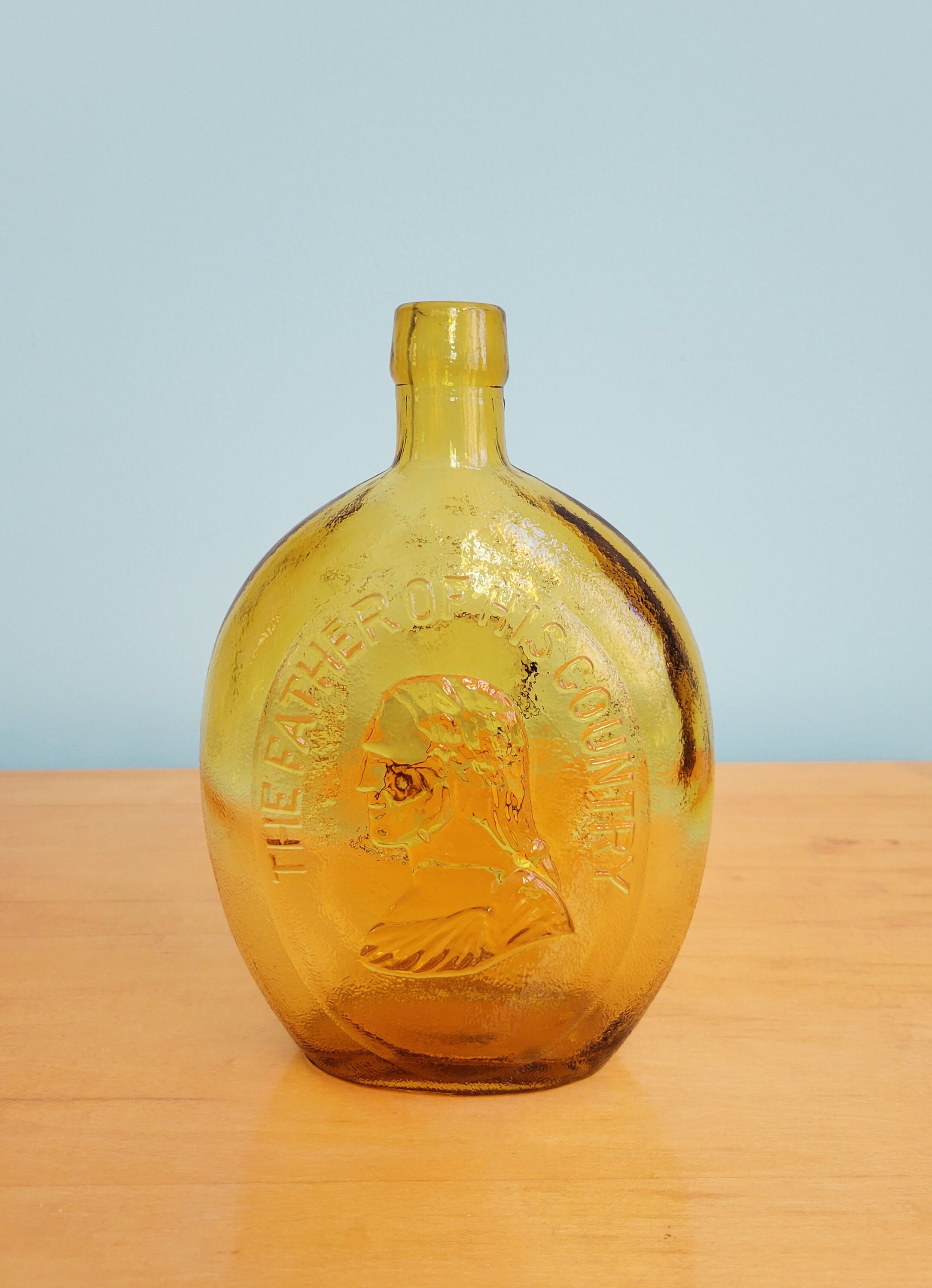 Vintage 1970's the Father of His Country, General Taylor Never Surrenders Bottle, Empire Glass ...